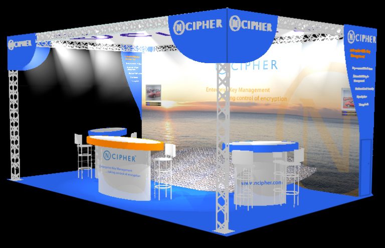nCipher tradeshow booth - David Flemate: designer